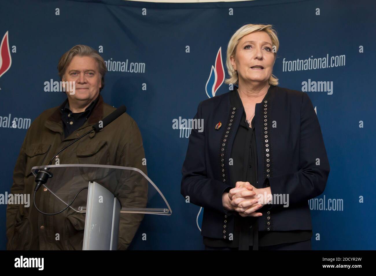 France's far-right party Front National (FN) president Marine Le Pen ...