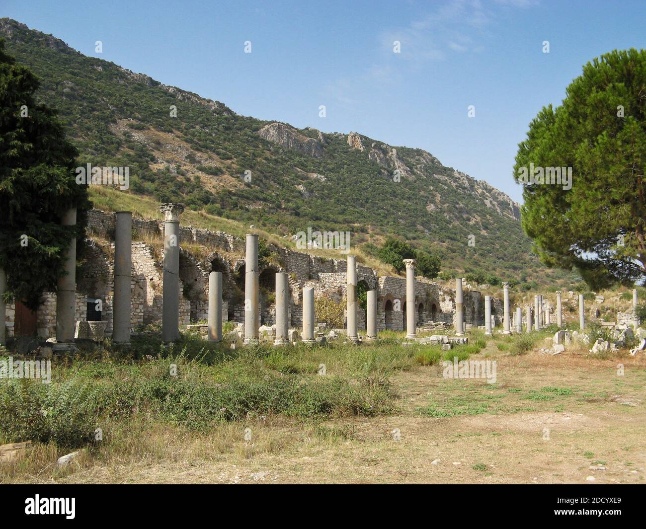 The Harbour Street of Ancient Ephesus City in Turkey Stock Photo - Alamy