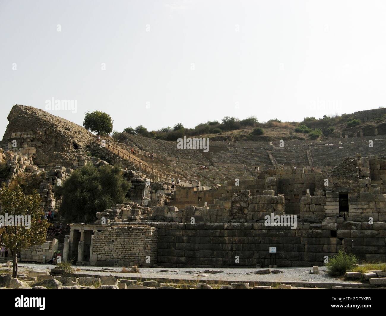 The Great Theatre of the Ancient City of Ephesus in Turkey Stock Photo ...