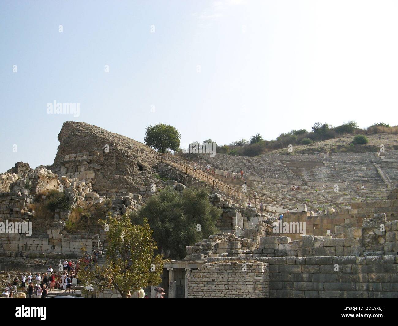 The Great Theatre of the Ancient City of Ephesus in Turkey Stock Photo ...