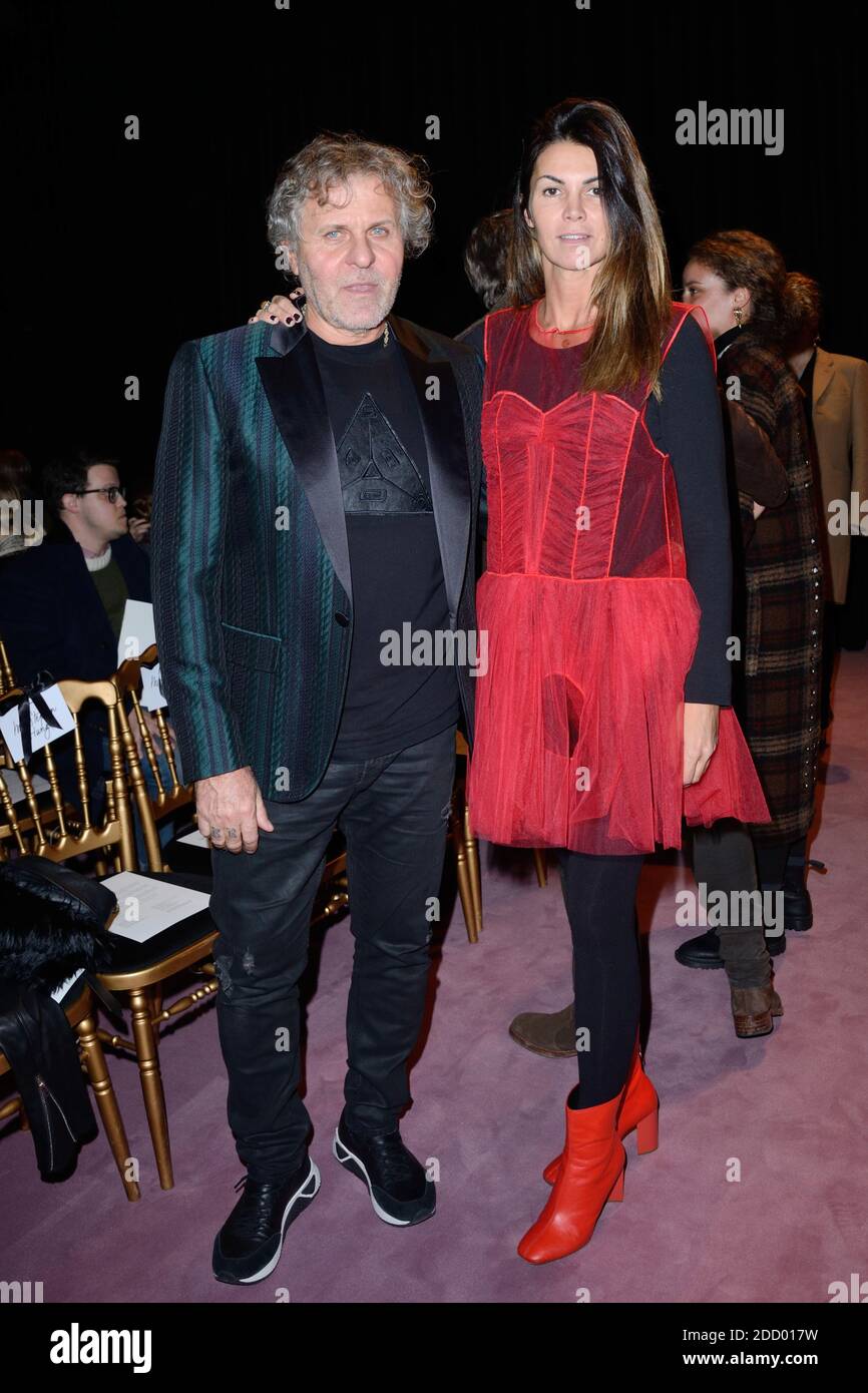 Renzo Rosso and his wife Alessia Rosso attending the Viktor and Rolf ...