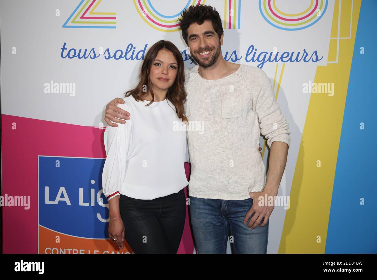 Severine Ferrer et Agustin Galiana lors des 100 ans de la creation de ...