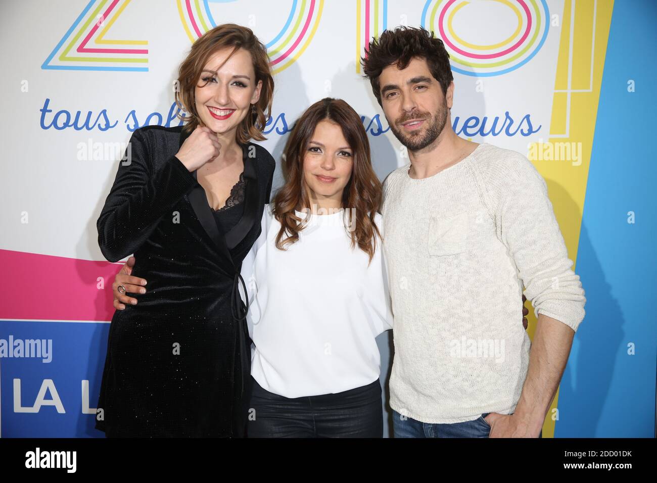 Marine de Nicola, Severine Ferrer et Agustin Galiana lors des 100 ans ...