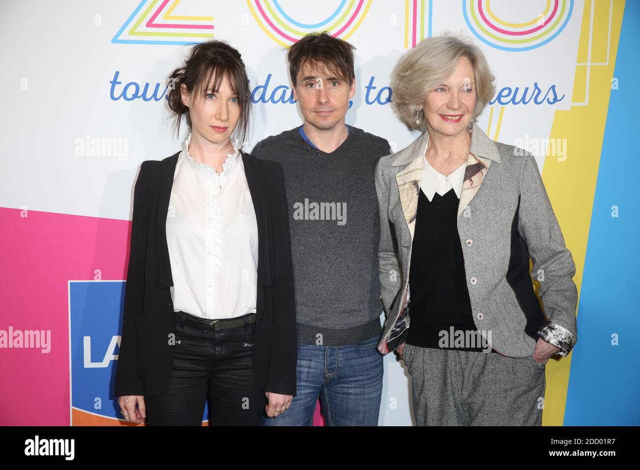 Delphine Theodore, Fabrice Bracq et Marie-Christine Adam lors des 100 ...