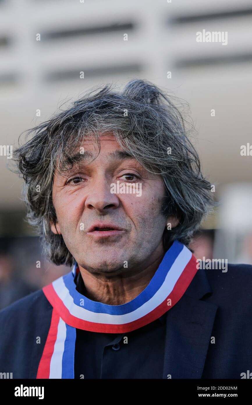 The architect Rudy Ricciotti in front of the new concert hall of ...