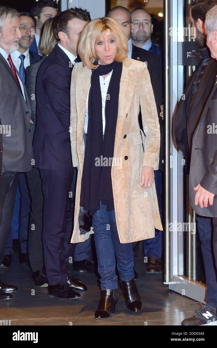 French First Lady Brigitte Macron attending the opening of the Paris ...