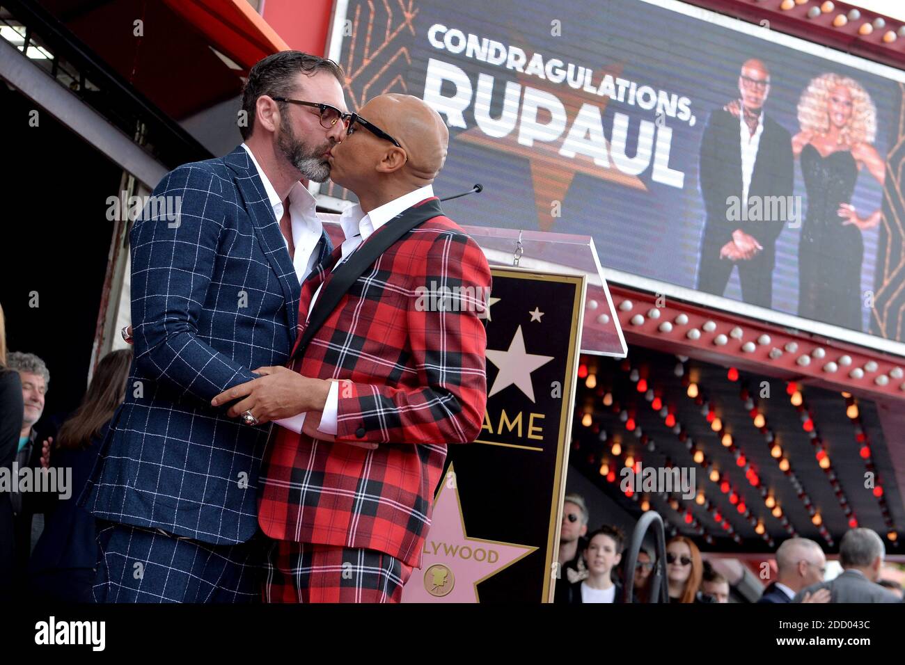 Georges LeBar attends the ceremony honoring RuPaul with a Star on The ...