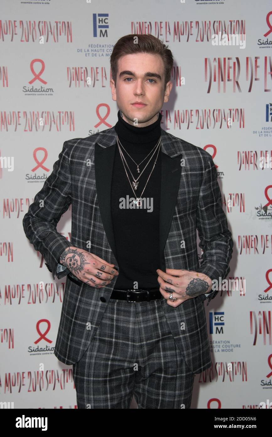 Gabriel-Kane Day-Lewis attending the 16th Sidaction as part of Paris ...