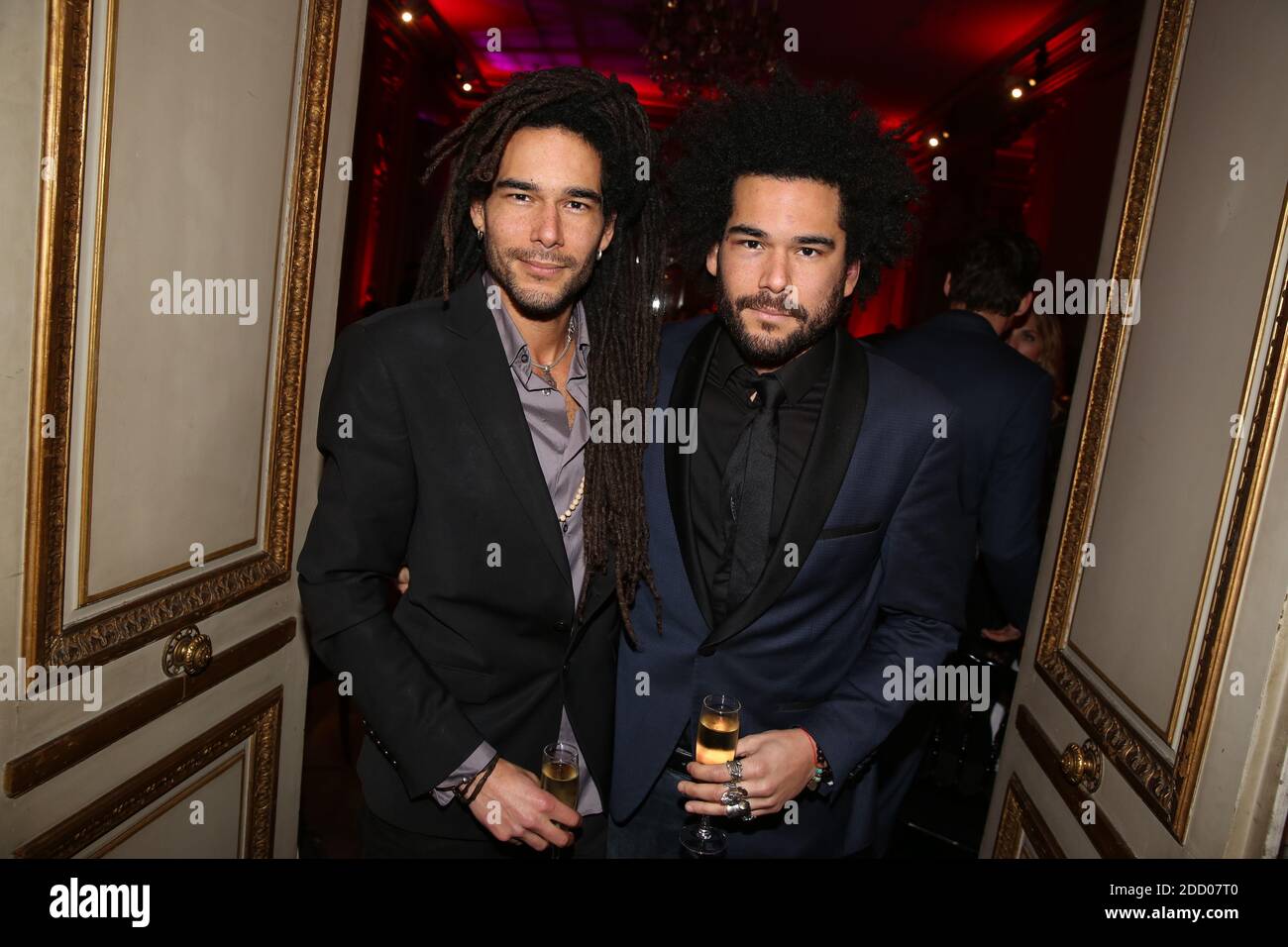 Nicolas Le Strat et Alex Le Strat lors de la soiree Couture Ball au ...