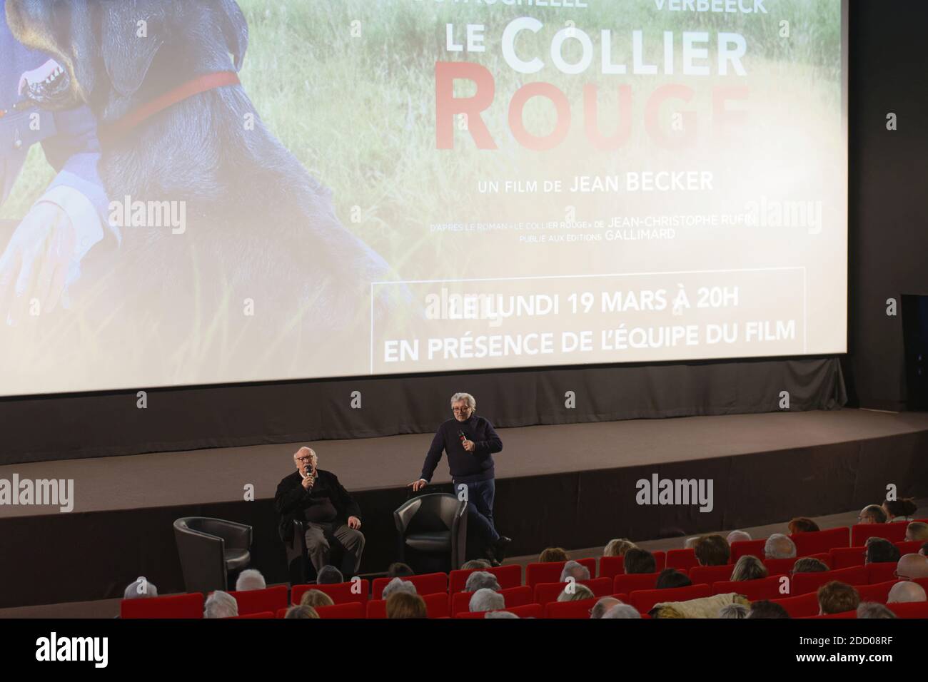 French film director Jean Becker (left) and his son, producer Louis ...