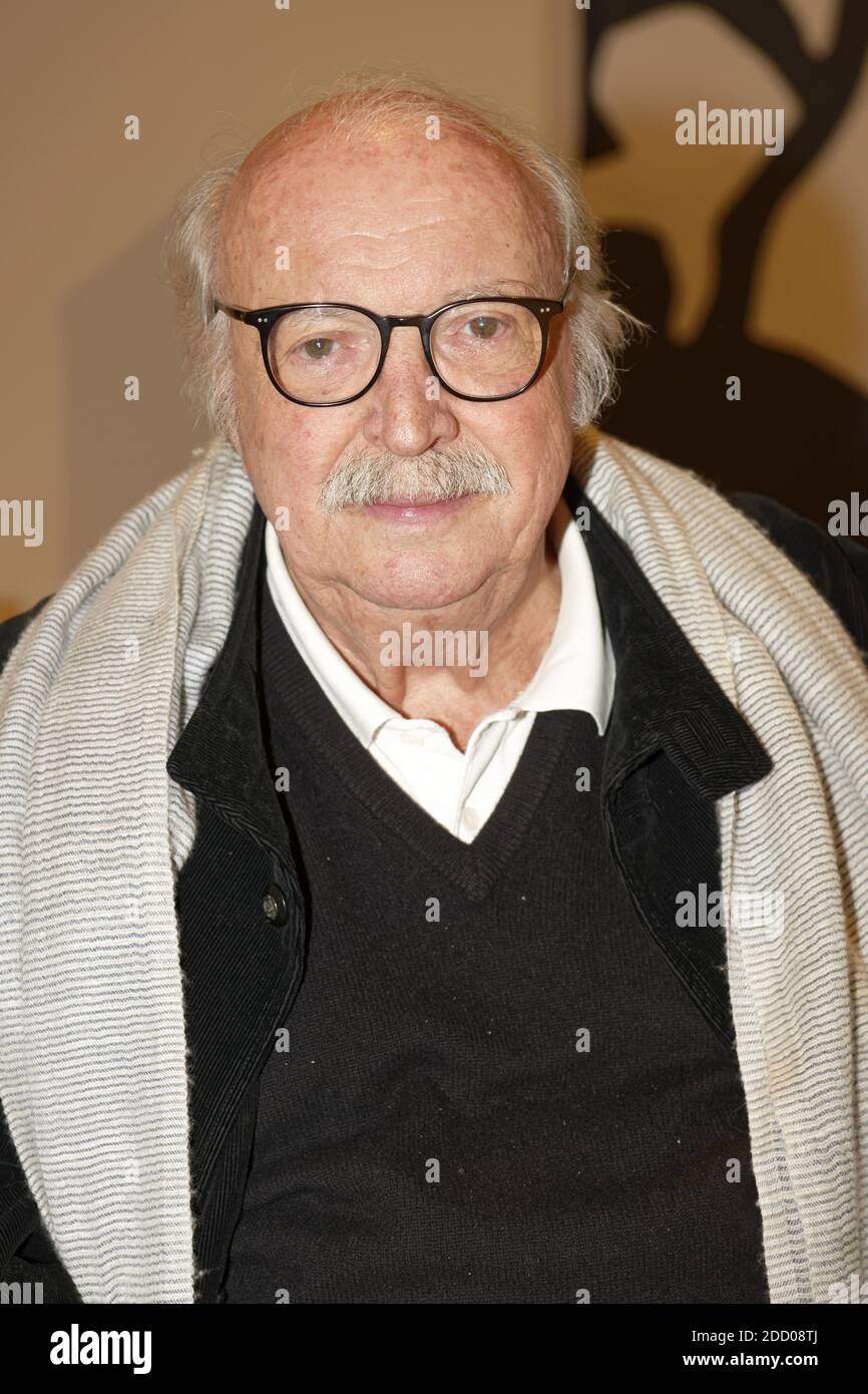 , Jean Becker. French film director Jean Becker and his son, producer ...