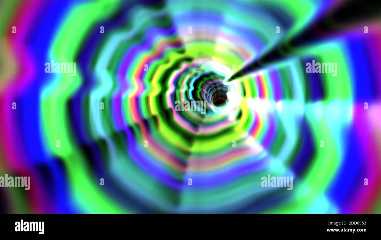 Abstract speed motion in highway road tunnel illustration Stock Photo ...