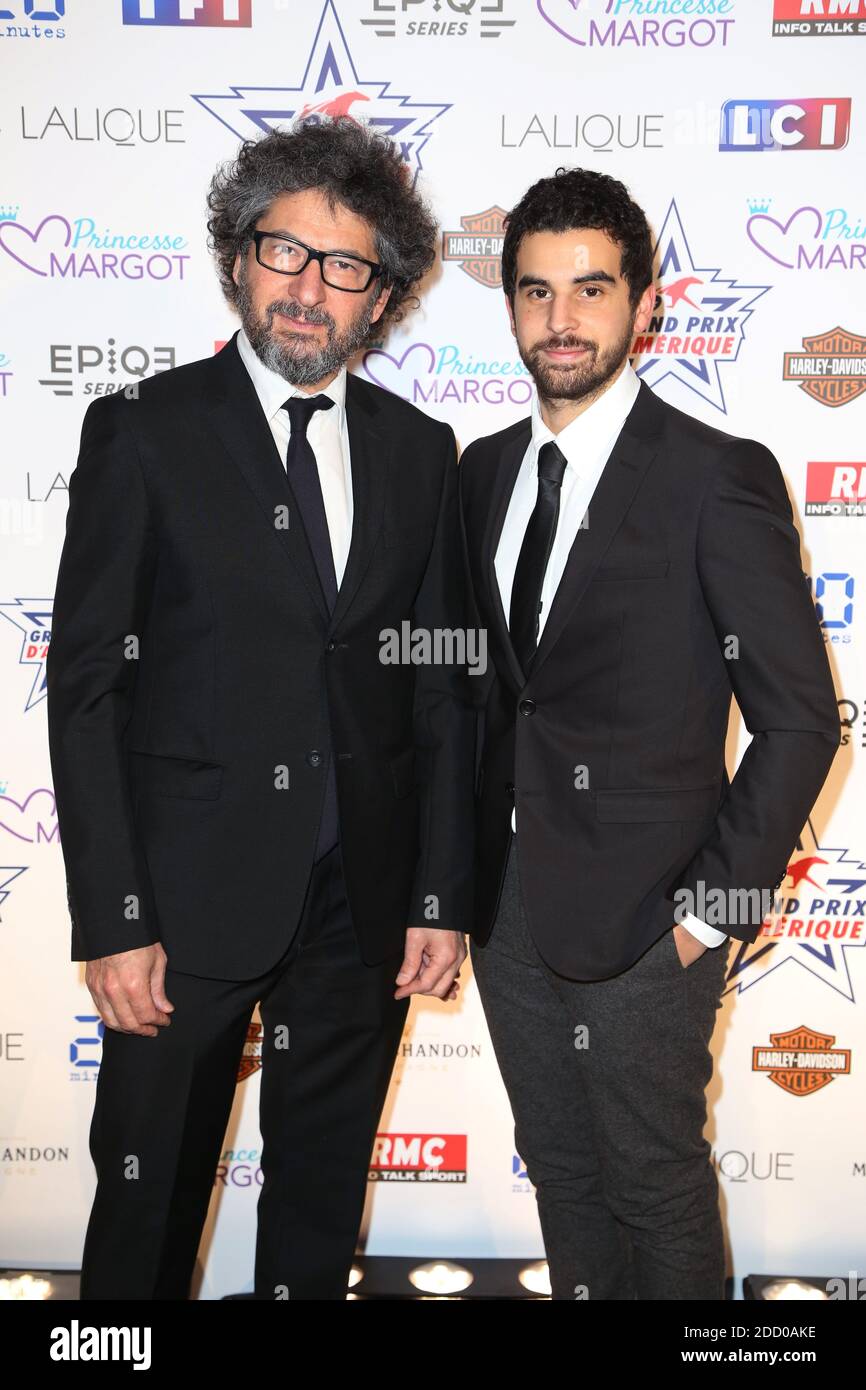 Radu Mihaileanu et son fils Gary Mihaileanu lors de du diner du Grand ...
