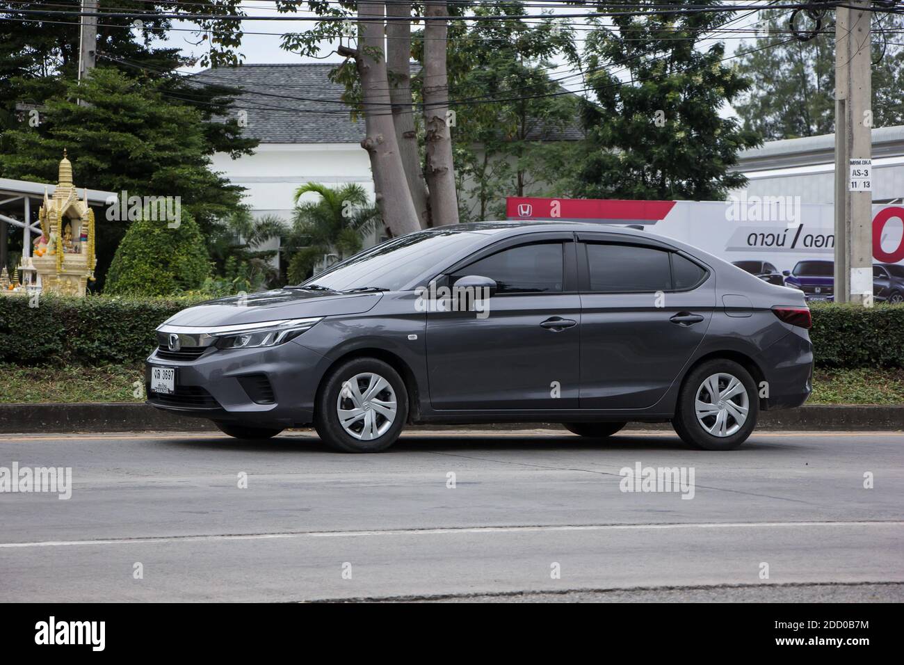 Chiangmai, Thailand - October 29 2020: Private Honda City Compact car ...