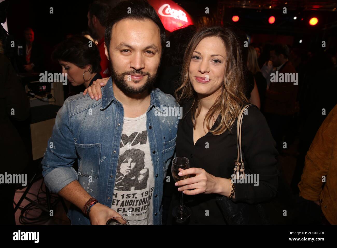 Karim Benali and Ambre Godillon attending France 98 Coca Cola Party at ...