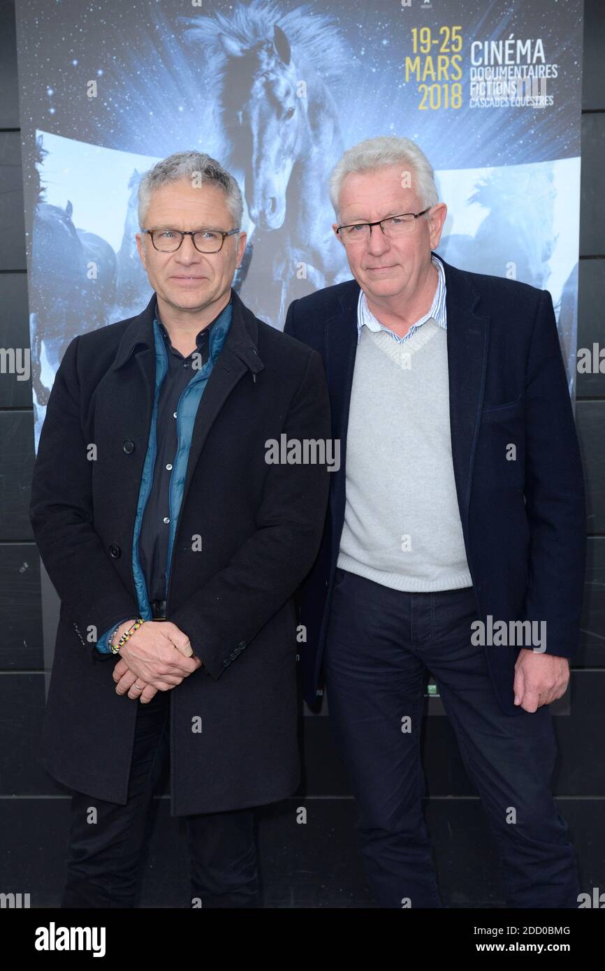 Jean-Francois Camilleri et Keith Scholey assistent a la projection du ...
