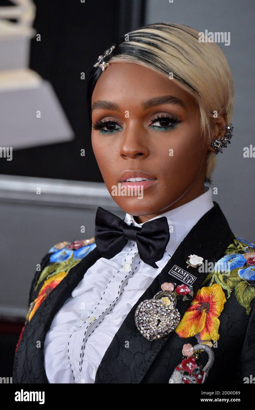 Janelle Monáe attends the 60th Annual GRAMMY Awards at Madison Square ...