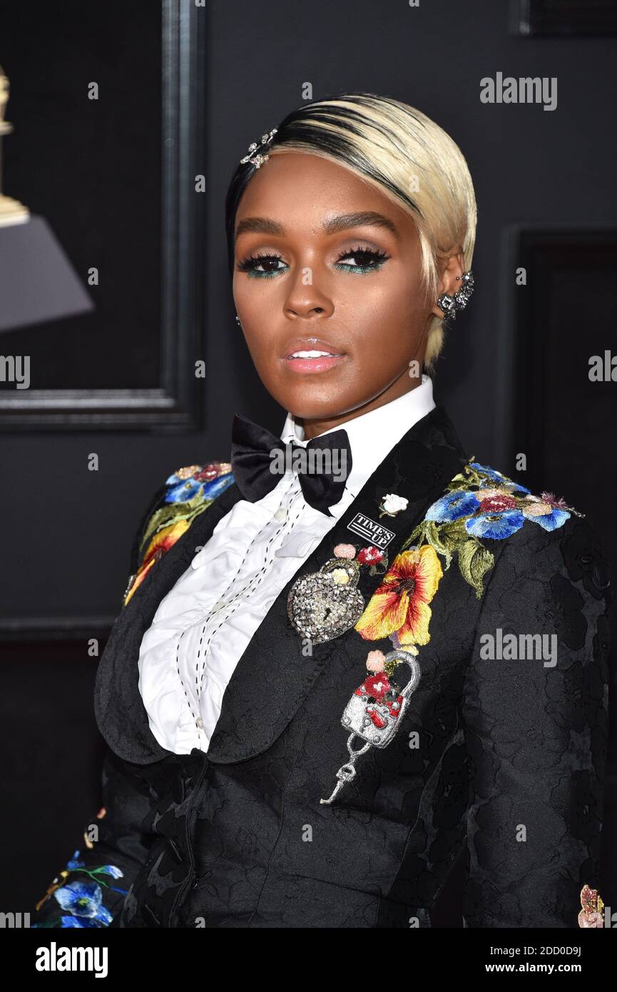 Janelle Monáe attends the 60th Annual GRAMMY Awards at Madison Square ...
