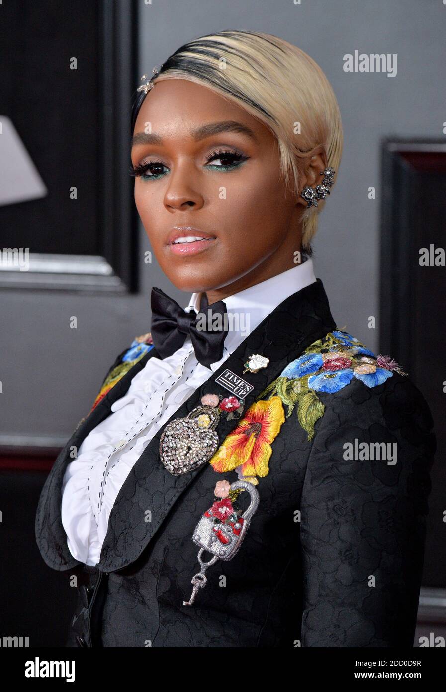 Janelle Monáe attends the 60th Annual GRAMMY Awards at Madison Square ...