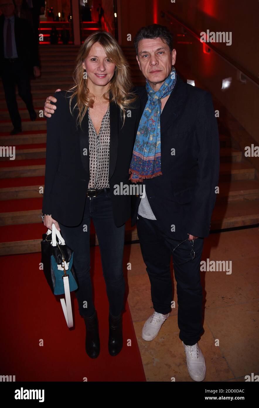 Marc Lavoine et Sarah Lavoine lors de la soiree Bicentenaire de la ...