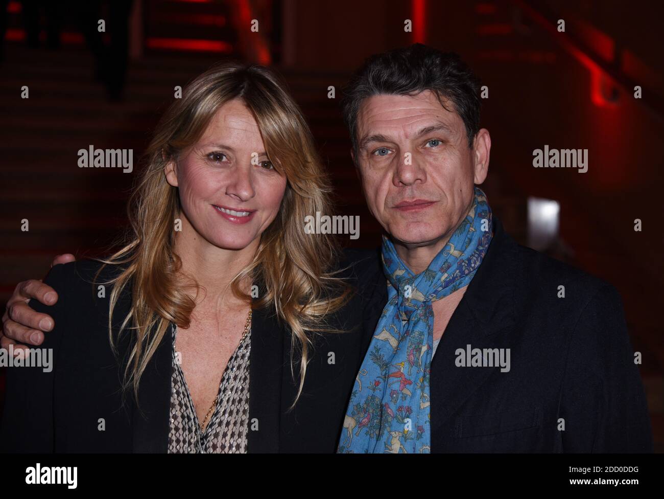 Marc Lavoine et Sarah Lavoine lors de la soiree Bicentenaire de la ...