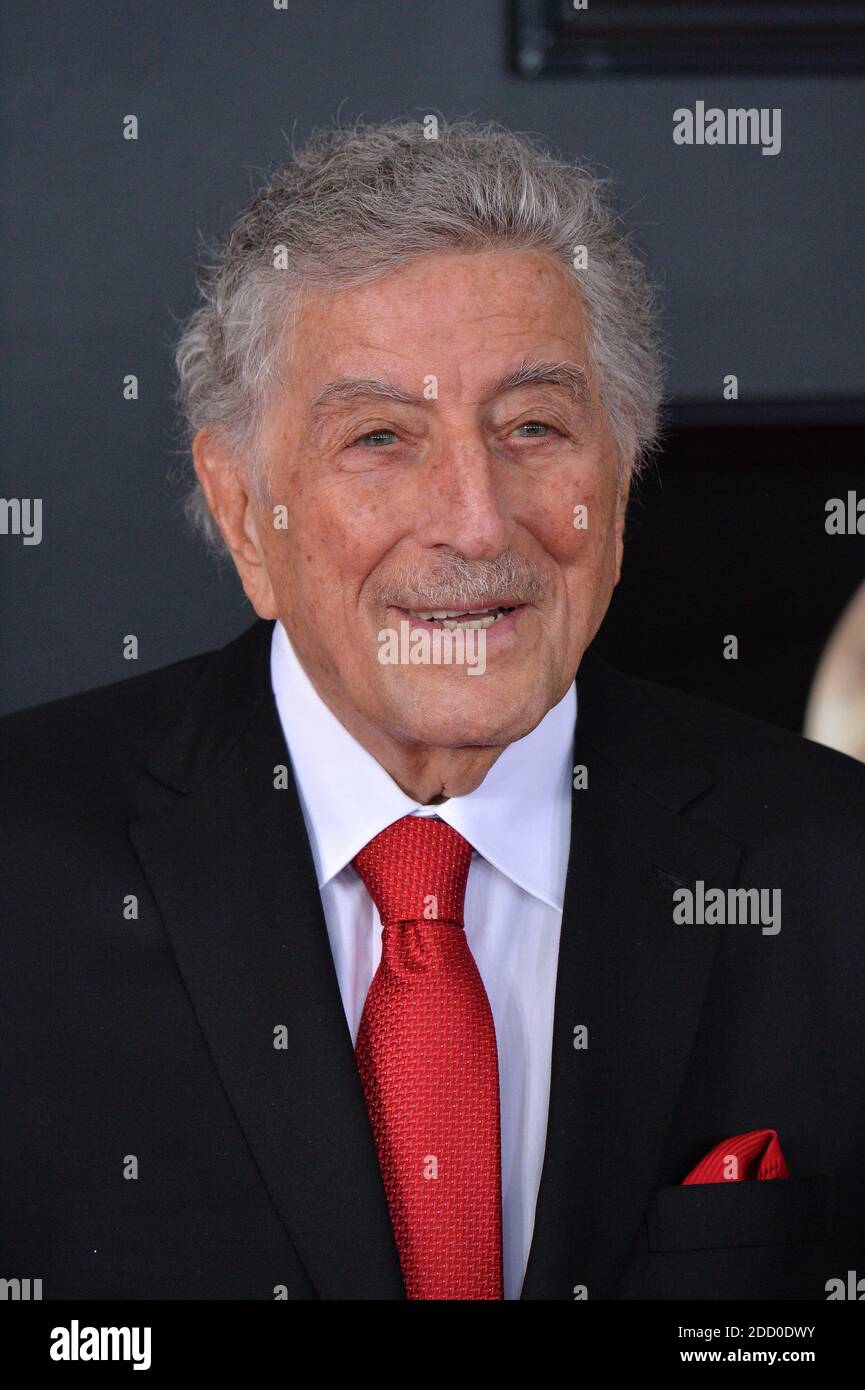 Tony Bennett attends the 60th Annual GRAMMY Awards at Madison Square ...