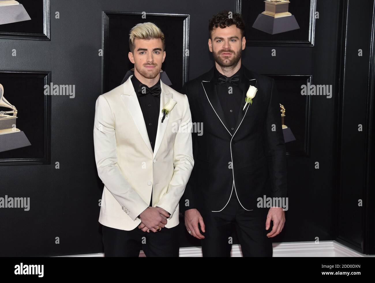 Alex Pall and Andrew Taggart of The Chainsmokers attend the 60th Annual ...