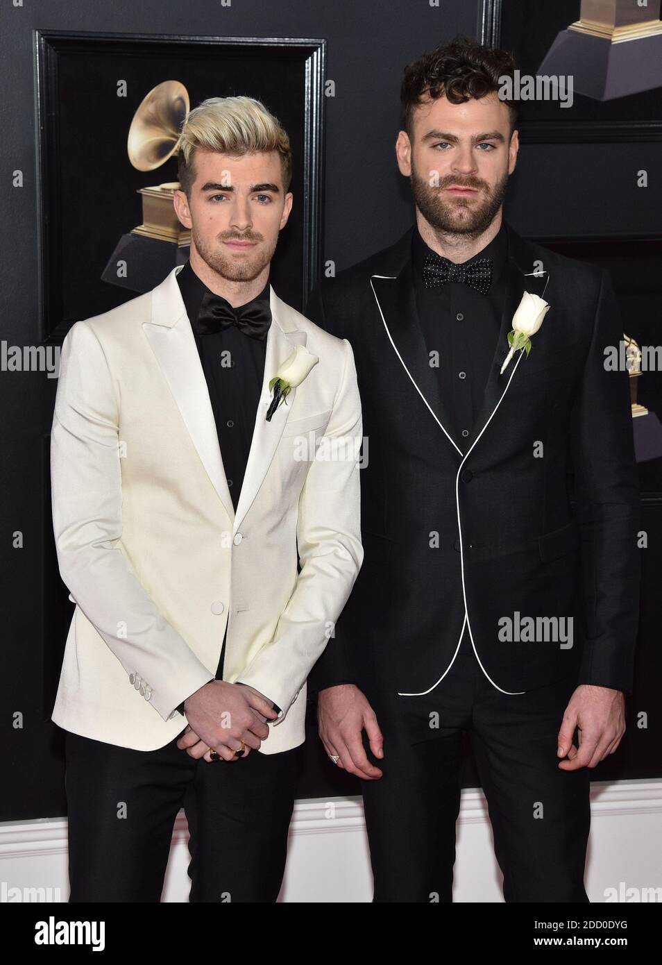 Alex Pall and Andrew Taggart of The Chainsmokers attend the 60th Annual ...