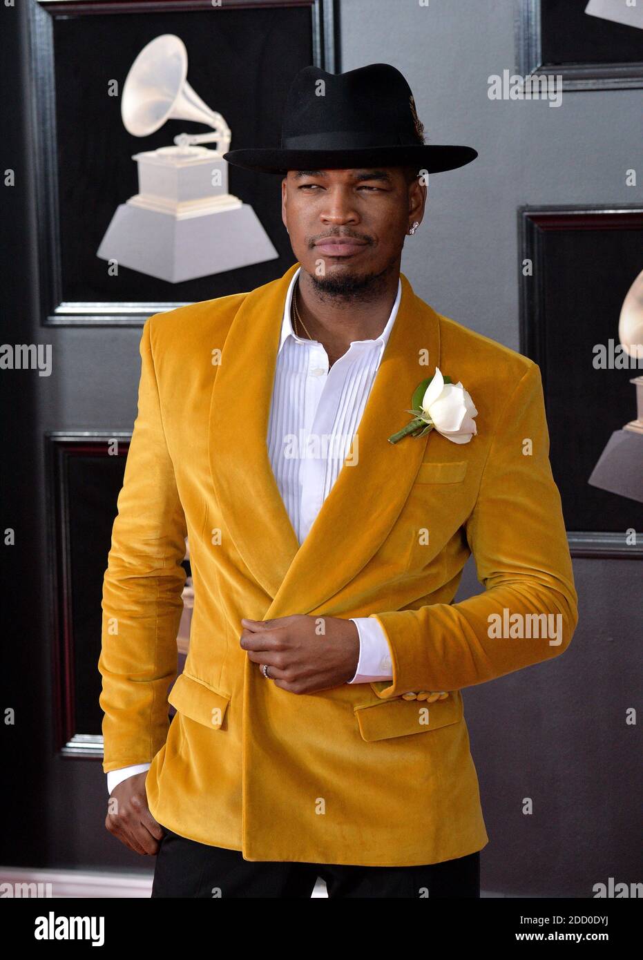 Ne-Yo attends the 60th Annual GRAMMY Awards at Madison Square Garden on ...
