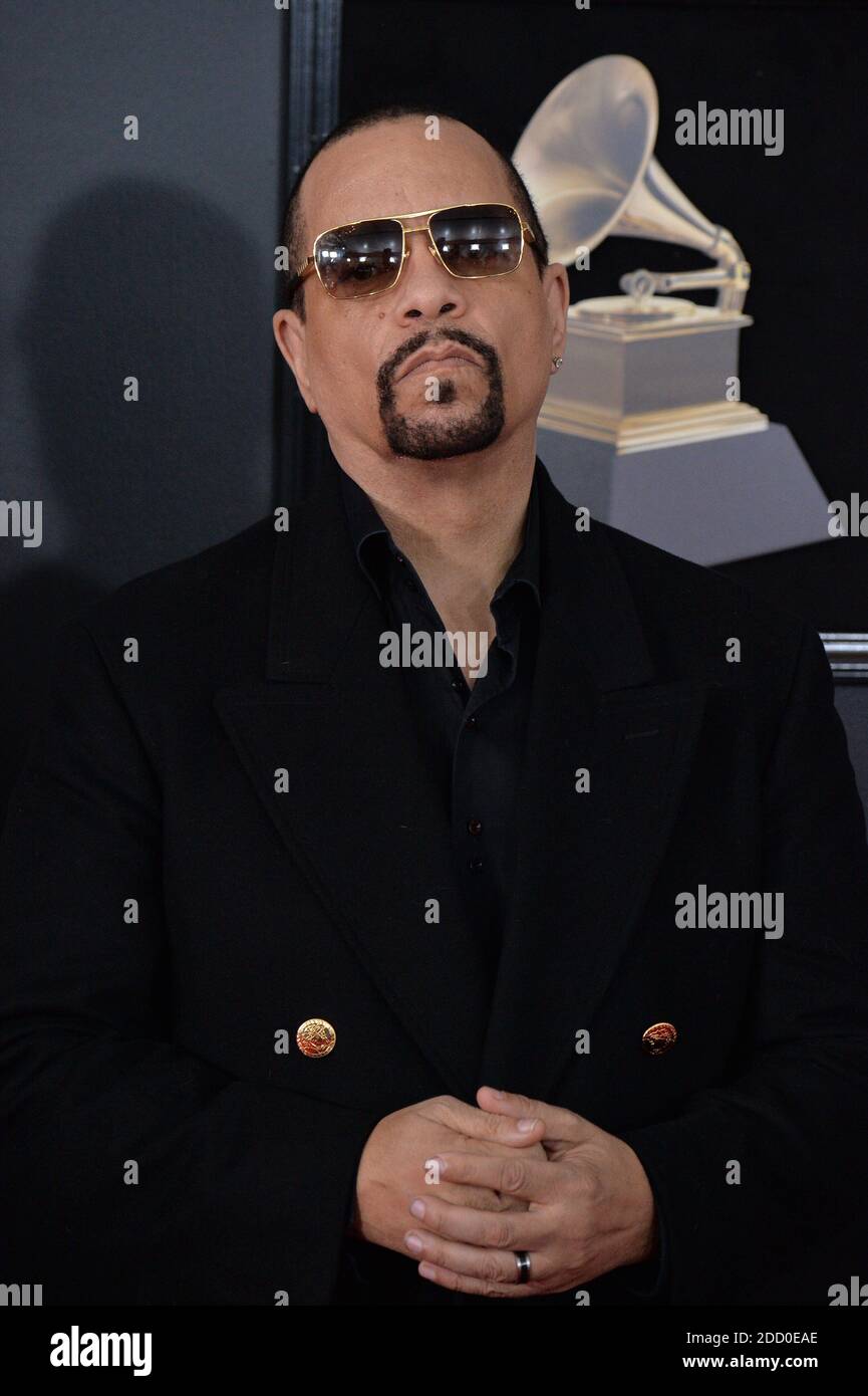 Ice-T attends the 60th Annual GRAMMY Awards at Madison Square Garden on ...