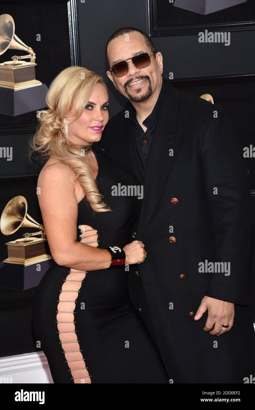 Ice-T and Coco Austin attend the 60th Annual GRAMMY Awards at Madison ...