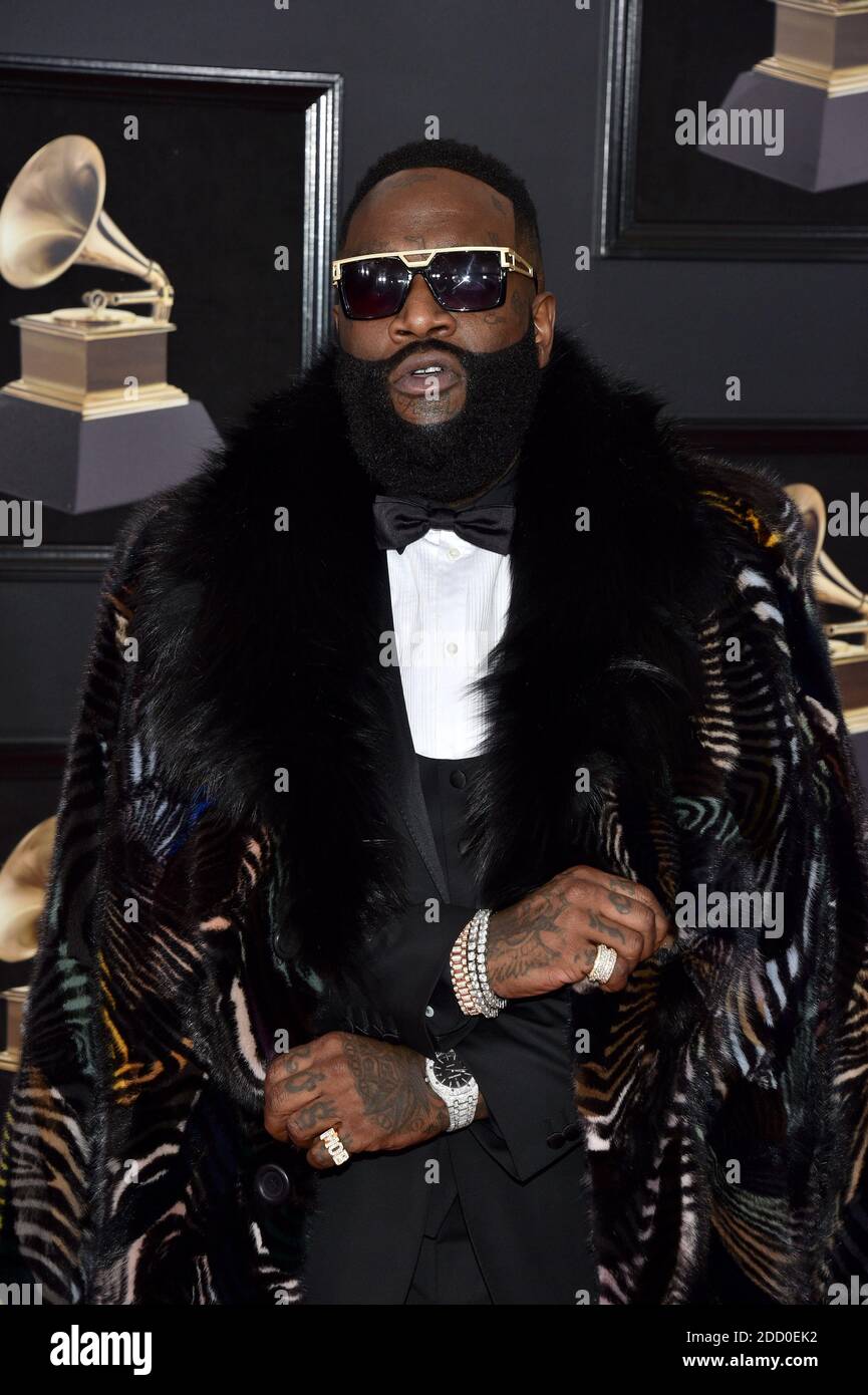 Rick Ross attends the 60th Annual GRAMMY Awards at Madison Square ...
