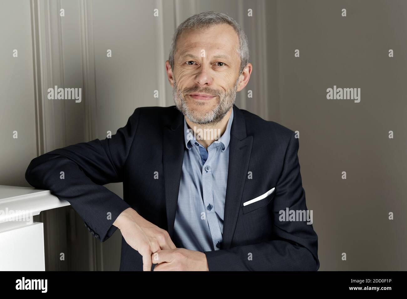 File picture, dated on November 10, 2017, Pierre Mathiot posing during ...