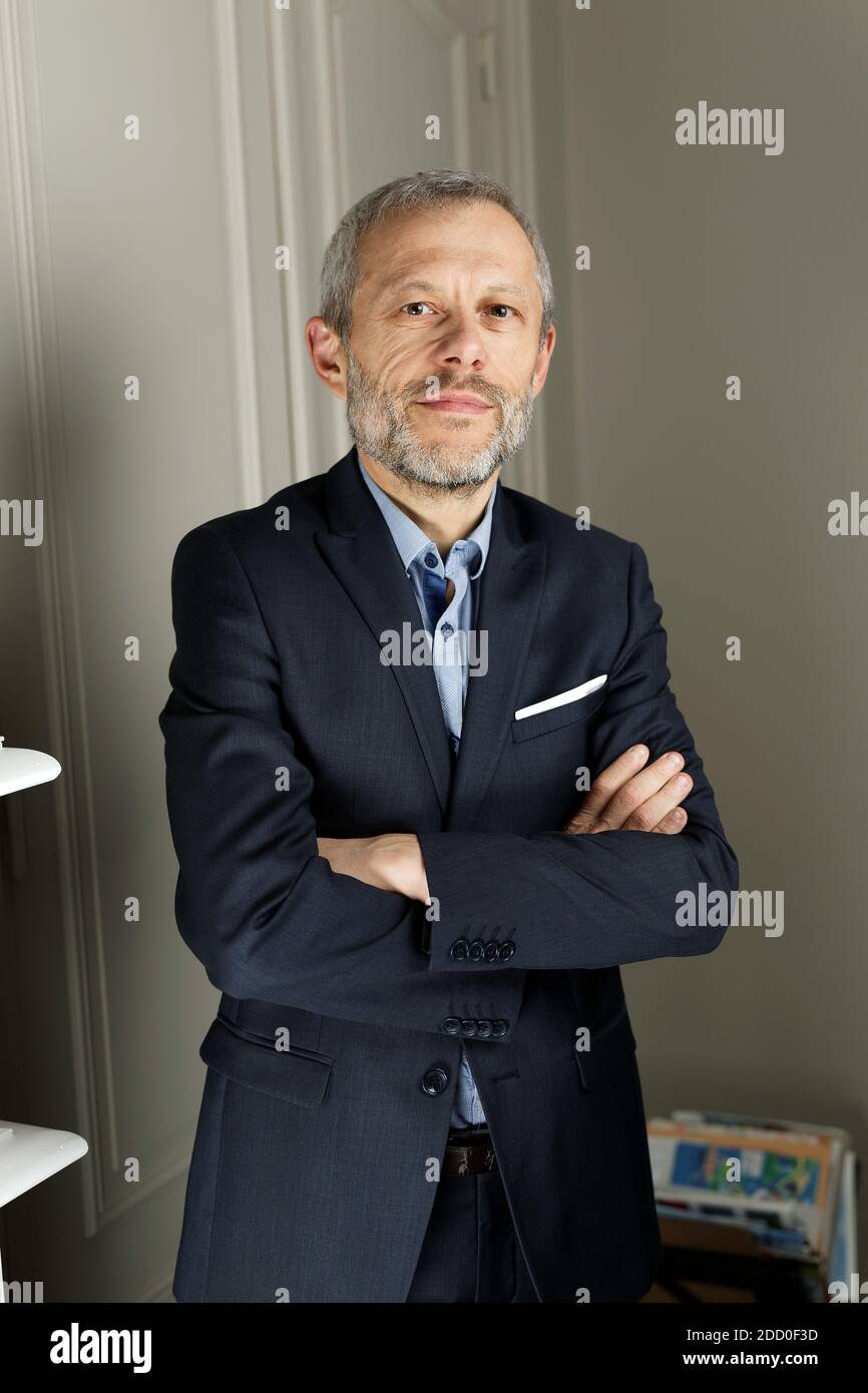 File picture, dated on November 10, 2017, Pierre Mathiot posing during ...