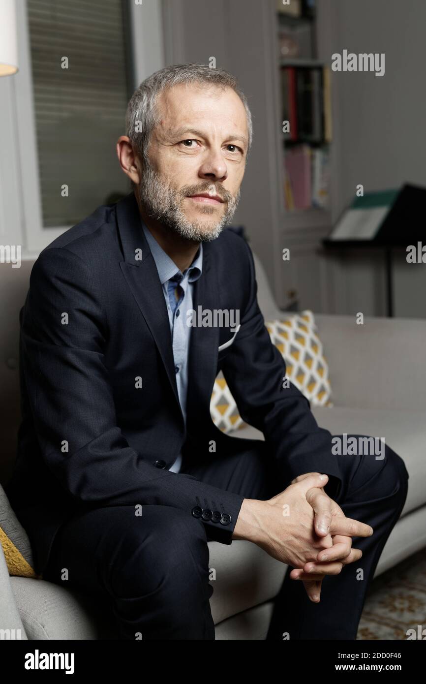 File picture, dated on November 10, 2017, Pierre Mathiot posing during ...