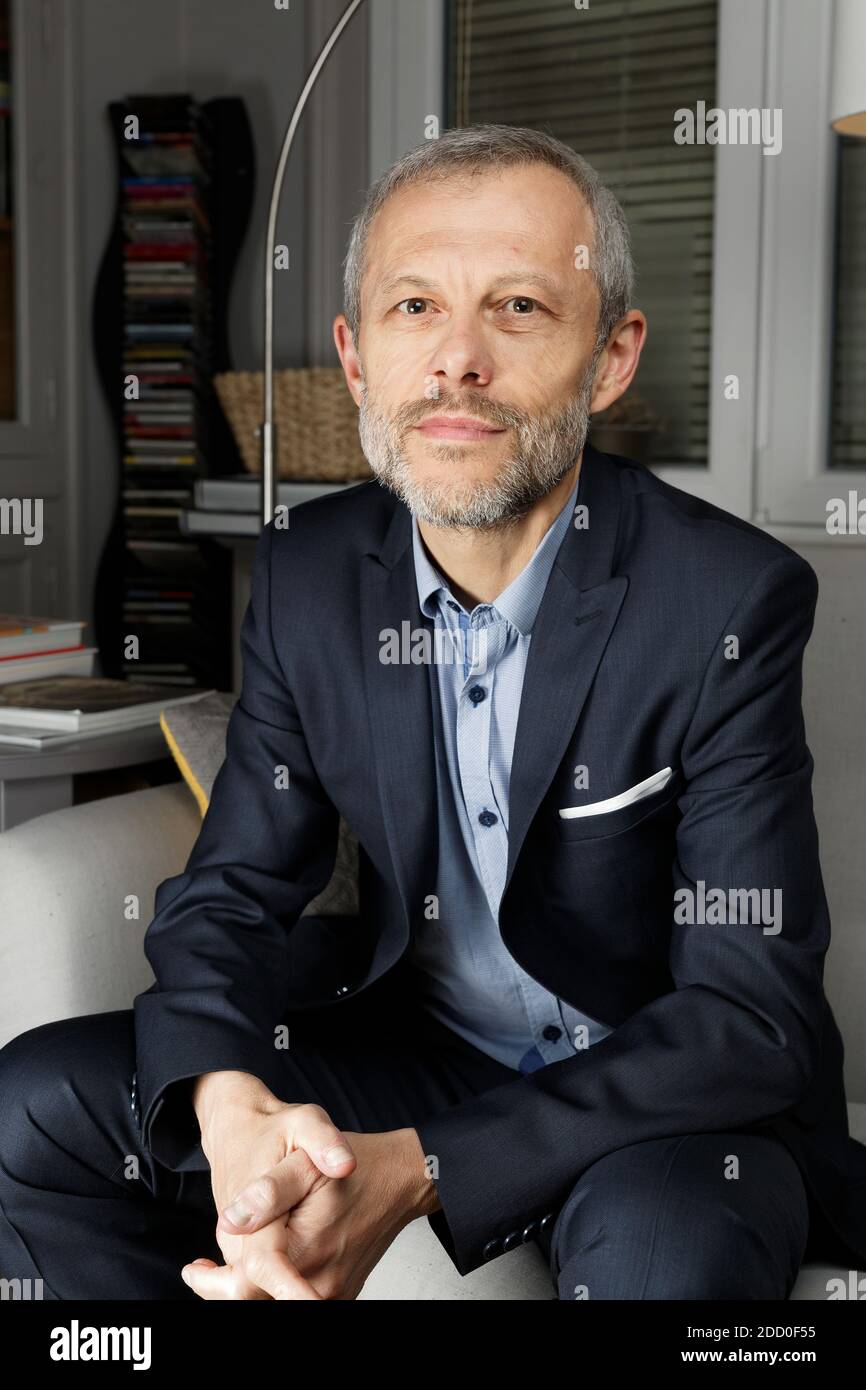 File picture, dated on November 10, 2017, Pierre Mathiot posing during ...