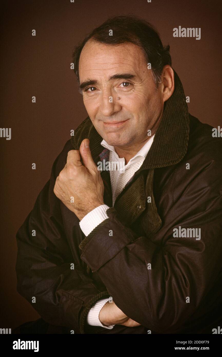 File picture, dated on January 4, 1989, of French actor Claude Brasseur ...