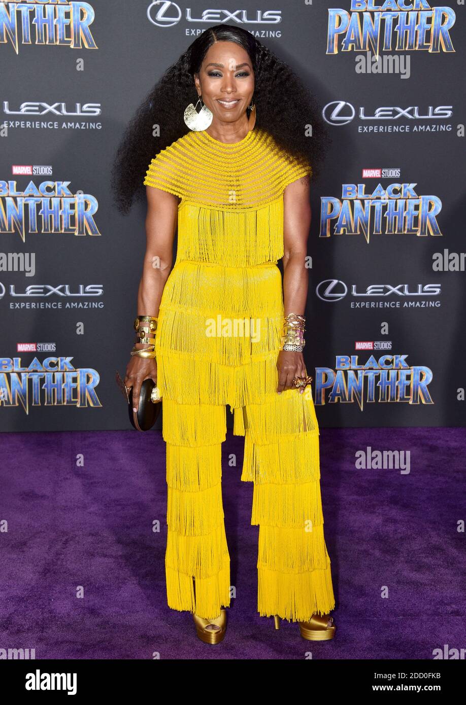 Angela Bassett attends the premiere of Disney and Marvel's 'Black ...