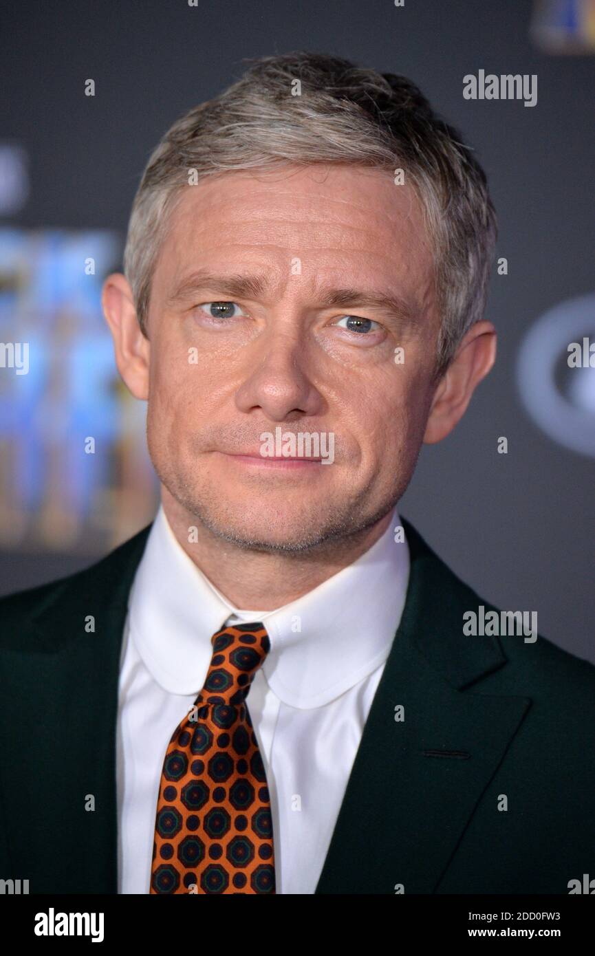 Martin Freeman attends the premiere of Disney and Marvel's 'Black ...