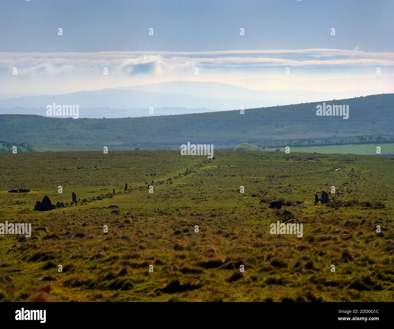 Merrivale bronze age ceremonial complex hi-res stock photography and ...