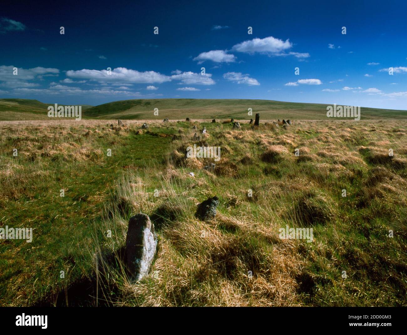 Longest dartmoor stone row hi-res stock photography and images - Alamy