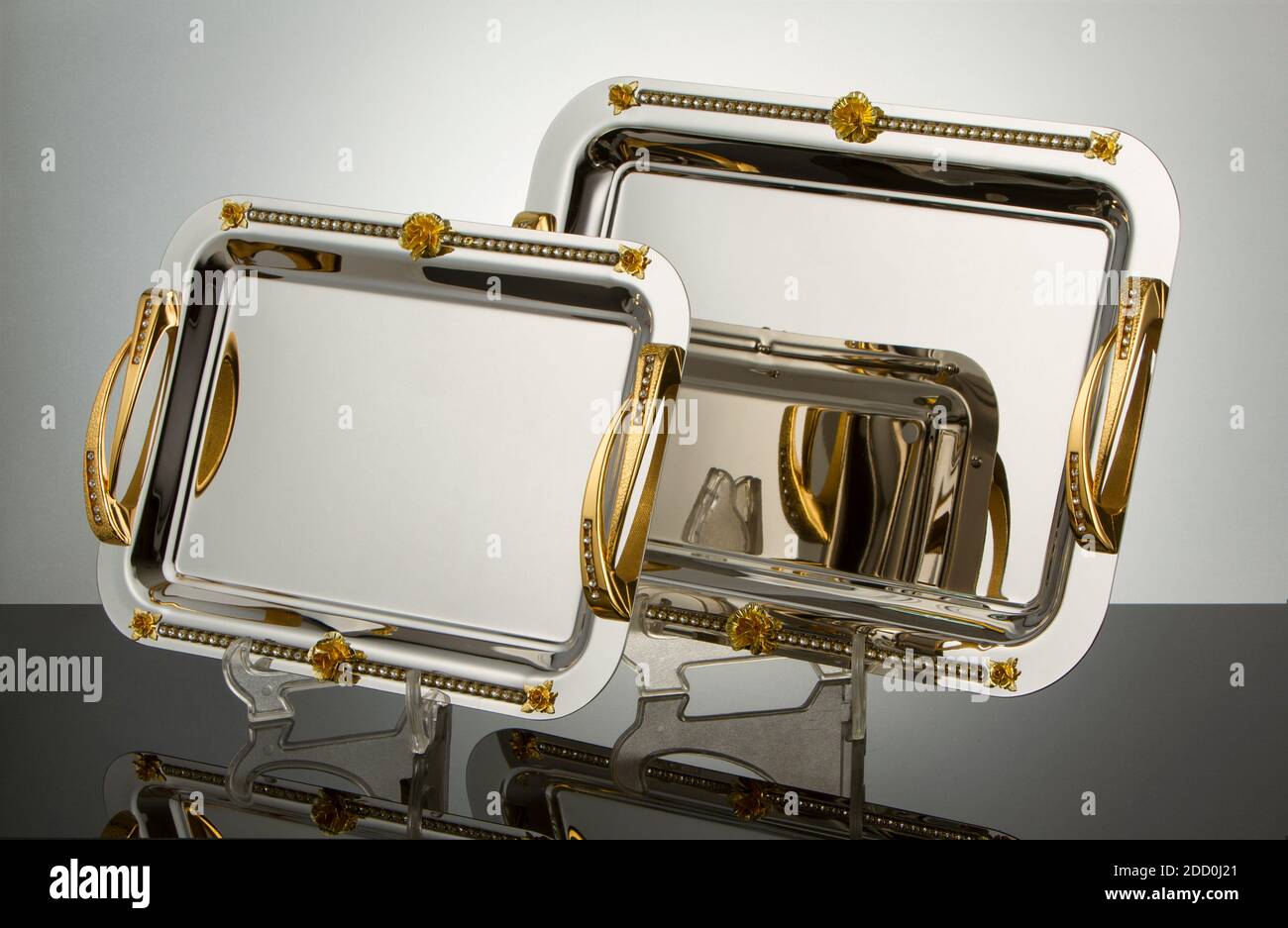 Steel tray for kitchen appliances Stock Photo - Alamy