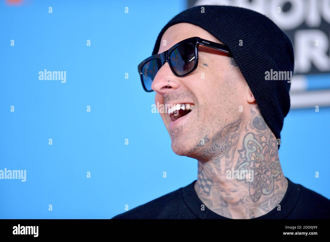 Travis Barker attends Nickelodeon's 2018 Kids' Choice Awards at The ...