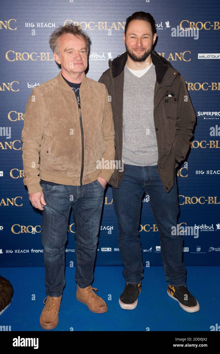 Dominique Pinon, Alexandre Espigares lors de l'avant-premiere du film ...