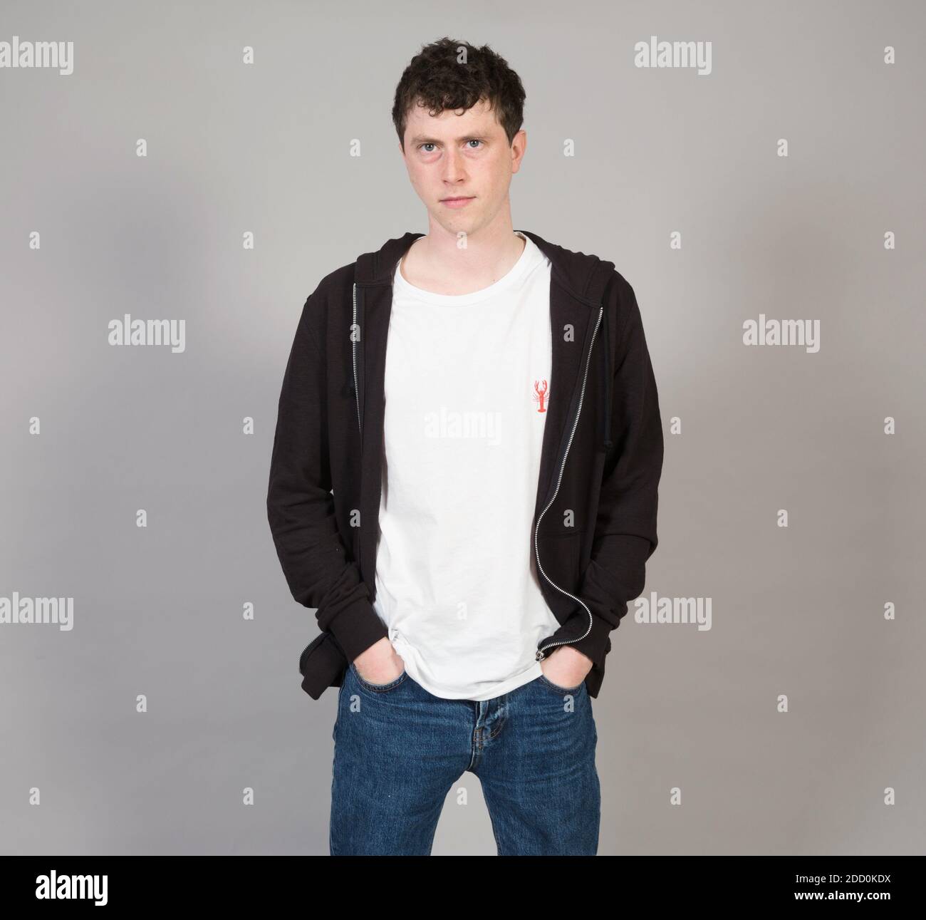 Exclusive - Finnegan Oldfield posing during a photo shoot as part of ...