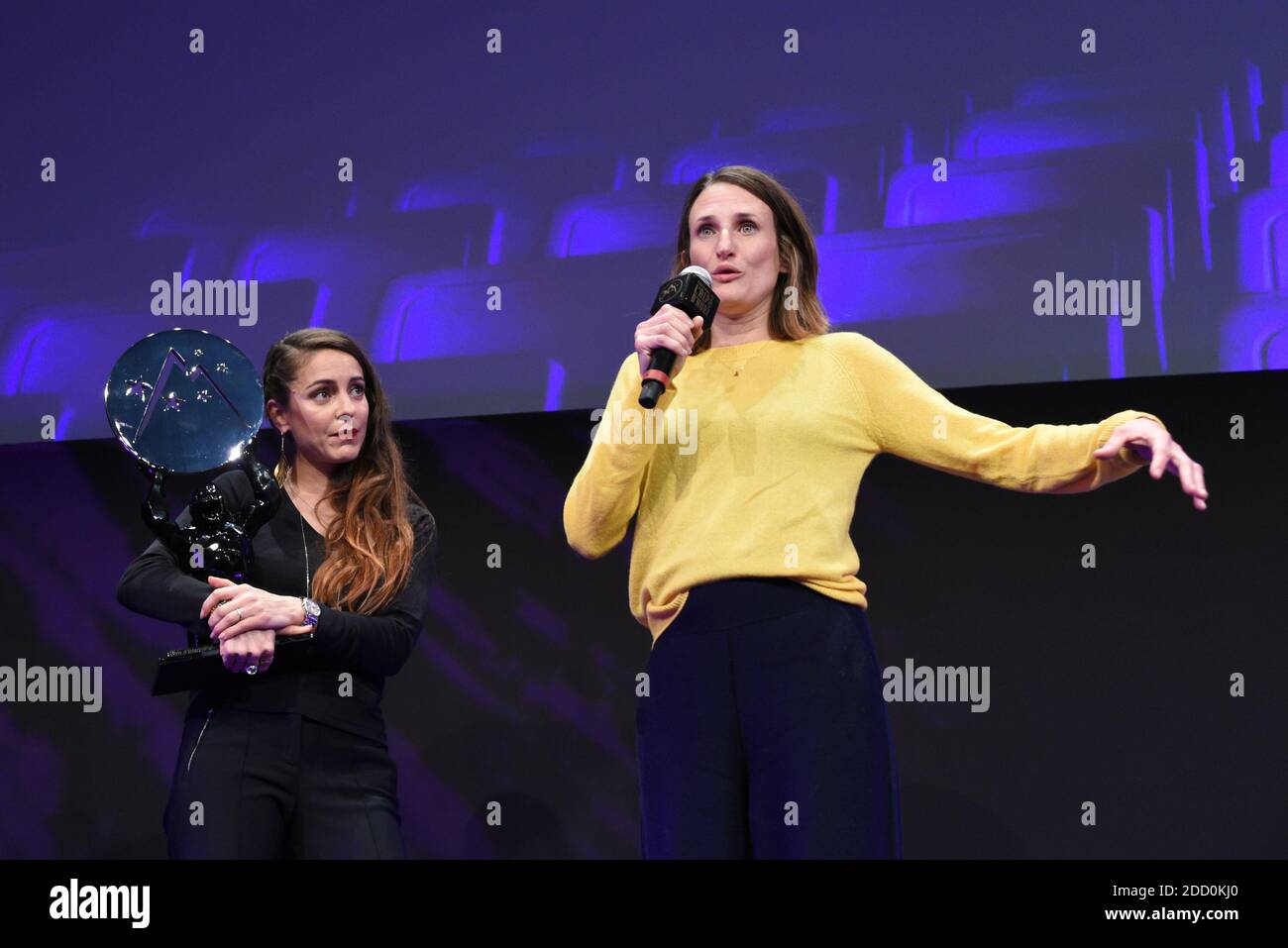 Audrey Dana and Camille Cottin (Prix d'interpretation feminine for ...
