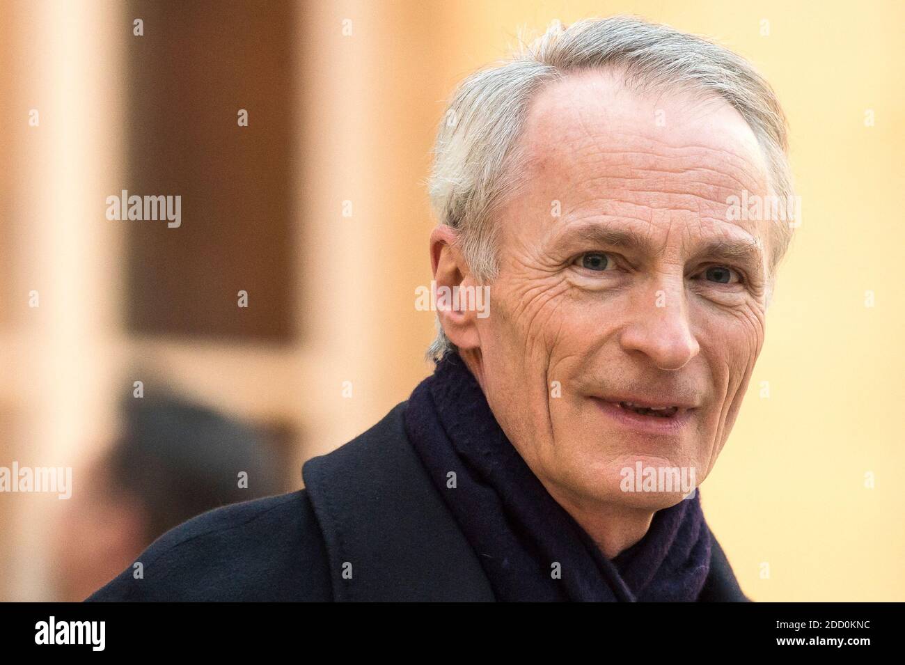 Michelin Chairman Jean-Dominique Senard leaves a reception for French ...