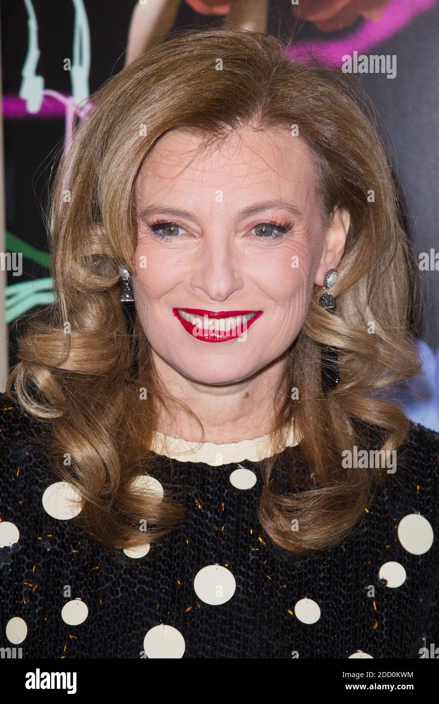 Valerie Trierweiler lors du Gala d'Enfance Majuscule a la salle Gaveau ...