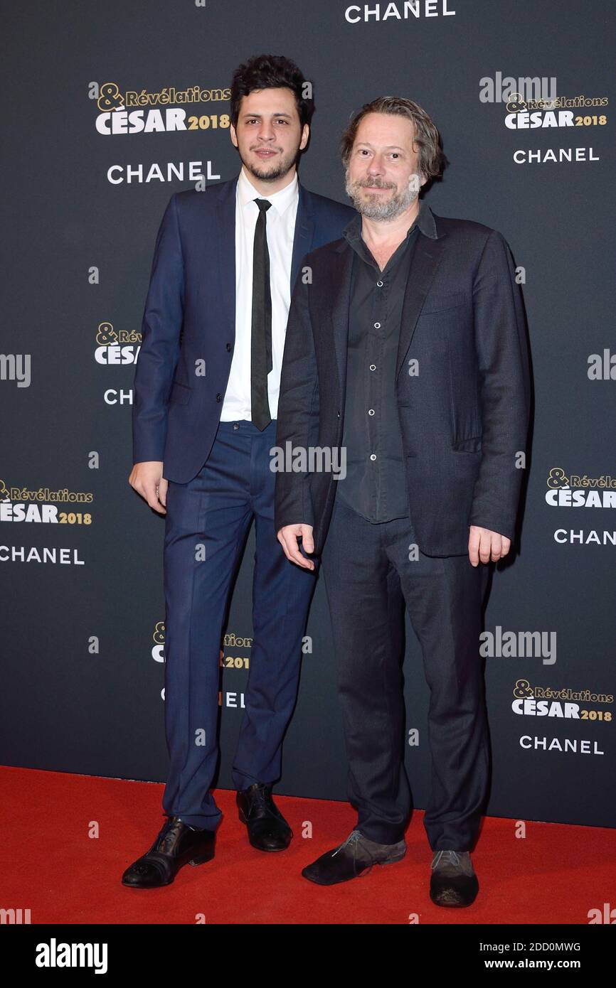 Idir Chender and Mathieu Amalric attending the Cesar Revelations event ...