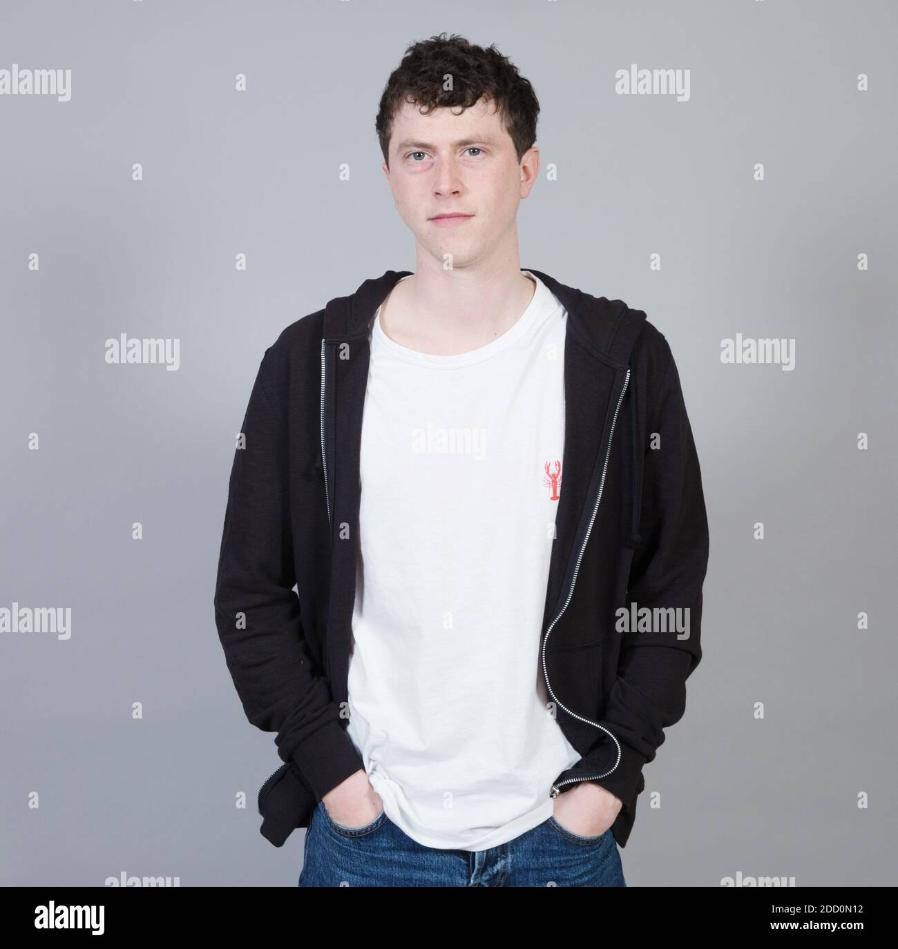 Exclusive - Finnegan Oldfield posing during a photo shoot as part of ...